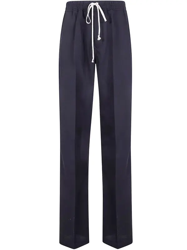 Rick Owens Dietrich Drawstring Trousers - Black