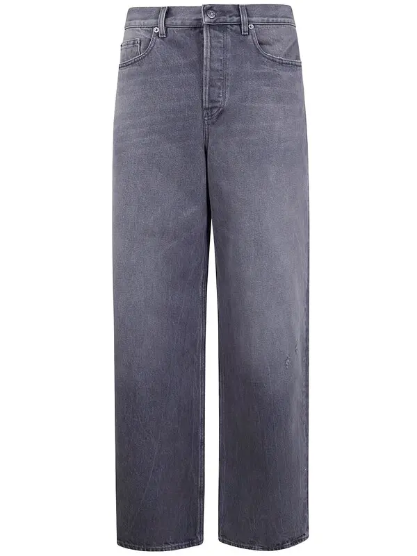 GOLDEN GOOSE Journey M`s" Wide Leg Pants Vintage Iron Wash