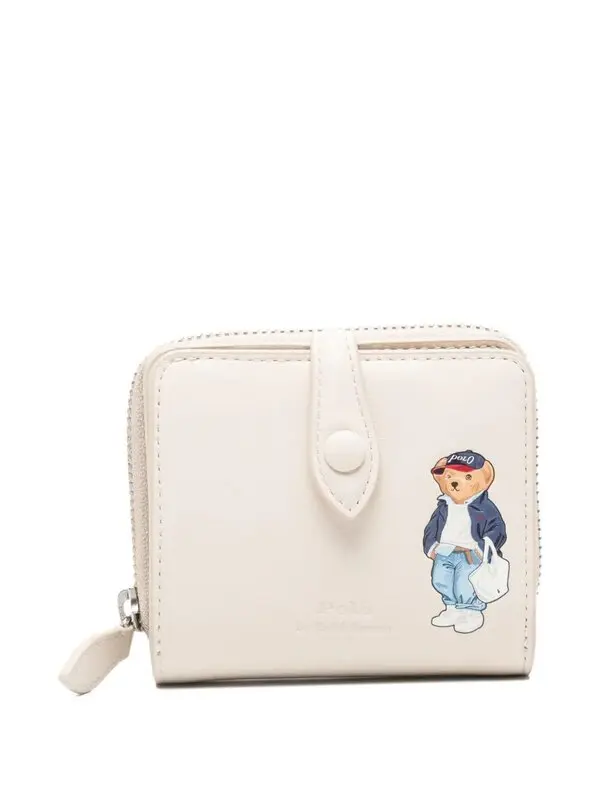 Polo Ralph Lauren Spring Bear" Small Wallet - Beige