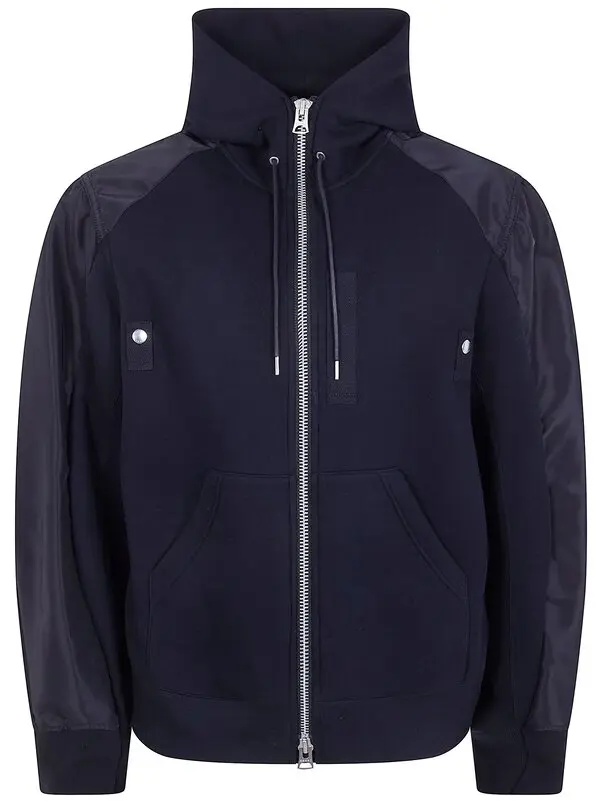 Sacai Sponge Sweat Hoodie - Black