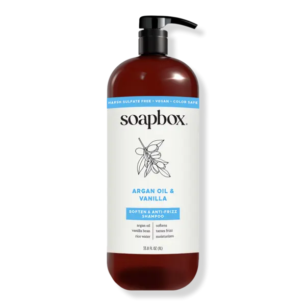 SOAPBOX Argan Oil & Vanilla Anti-frizz Shampoo - One-color