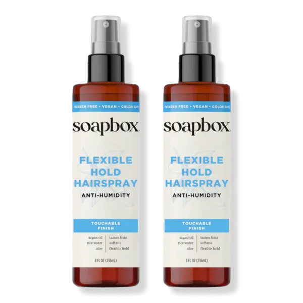 SOAPBOX Anti-humidity Flexible Hold Hairspray 2-pack - One-color