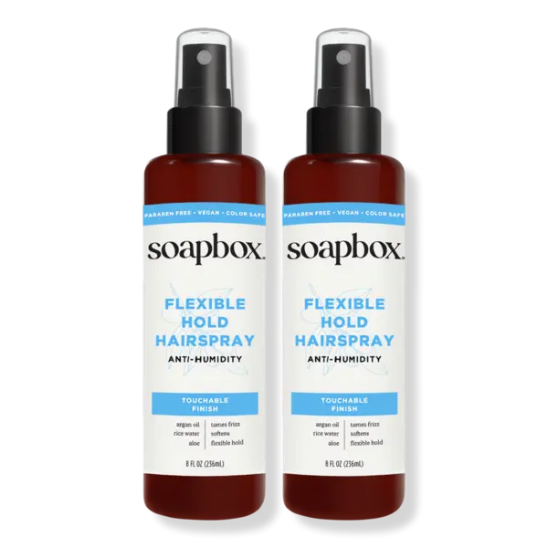 SOAPBOX Anti-humidity Flexible Hold Hairspray 2-pack - One-color