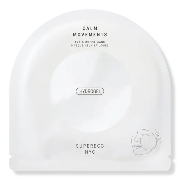 SUPEREGG Calm Movements Eye & Cheek Mask - One-color