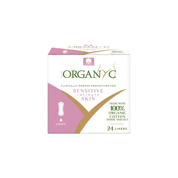 ORGANYC 100% Certified Organic Cotton Panty Liner, Folded - One-color
