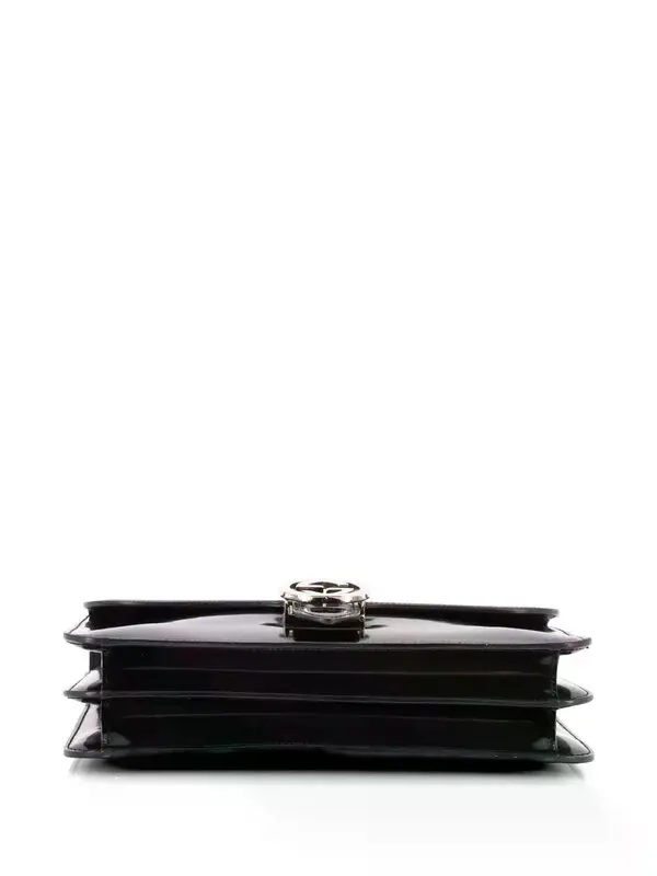 Gucci Interlocking Patent Medium Shoulder Bag
