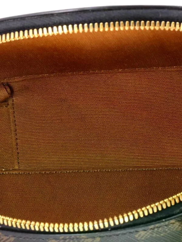 Celine Half Moon Case Triomphe Coated Canvas With Leather Pouch