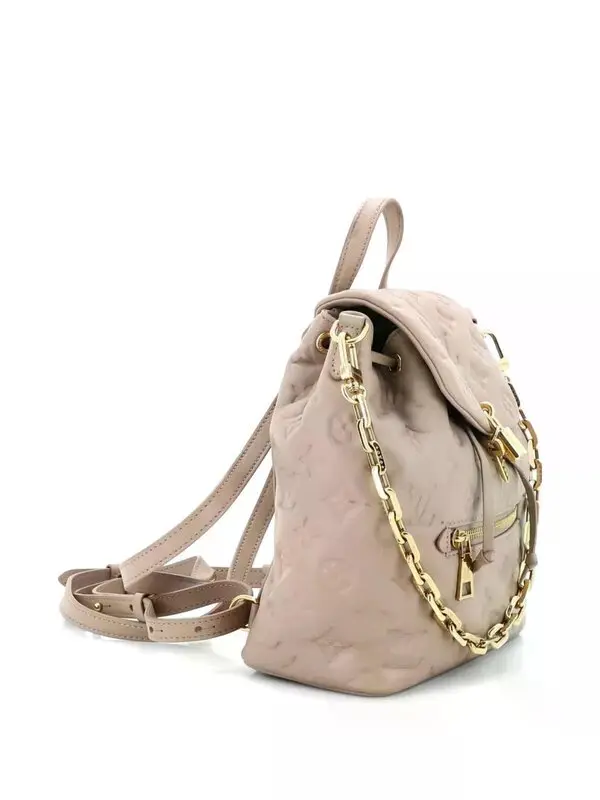 LOUIS VUITTON Coussin Monogram Embossed Lambskin Pm Backpack