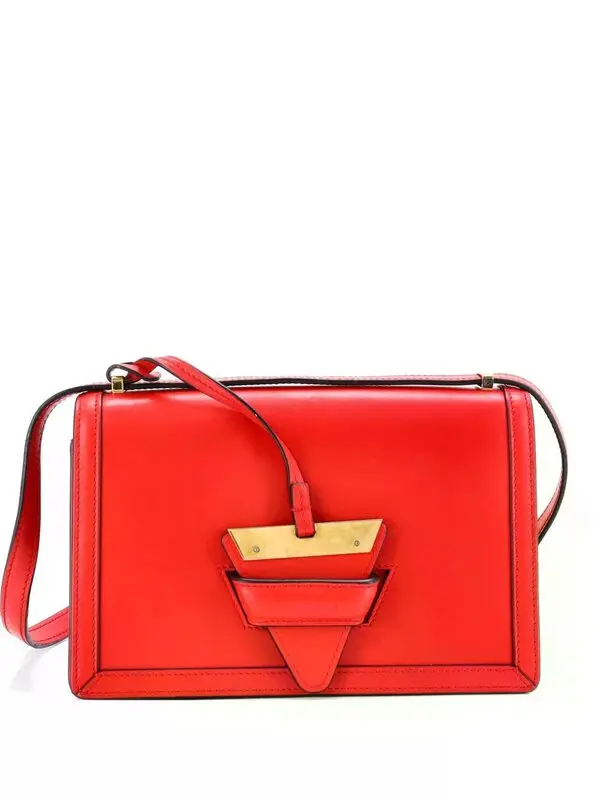 Loewe Barcelona Leather Medium Shoulder Bag - Red