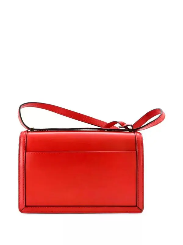 Loewe Barcelona Leather Medium Shoulder Bag - Red