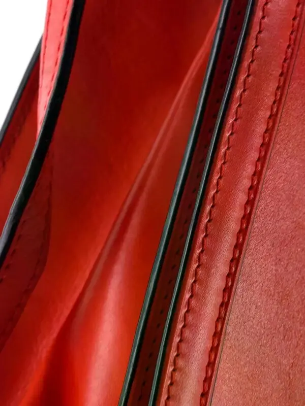 Loewe Barcelona Leather Medium Shoulder Bag - Red