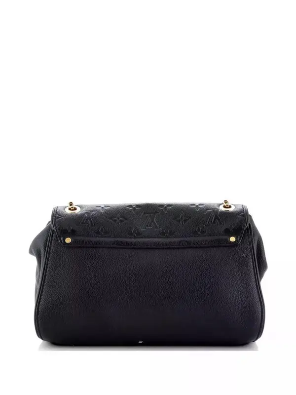 LOUIS VUITTON Saint Germain Monogram Empreinte Leather Pm Shoulder Bag - Black
