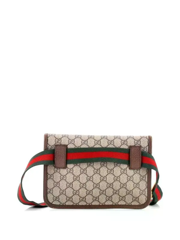 Gucci Neo Vintage Gg Coated Canvas Belt Bag - Brown