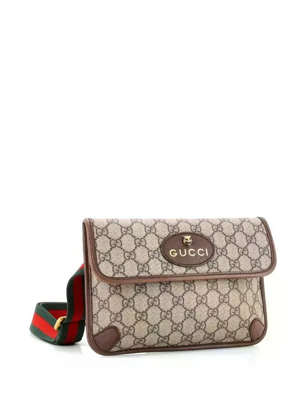 Gucci Neo Vintage Gg Coated Canvas Belt Bag - Brown