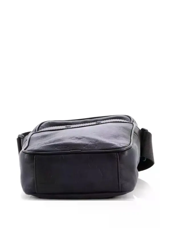 LOUIS VUITTON Monogram Shadow Leather Crossbody Bag - Black