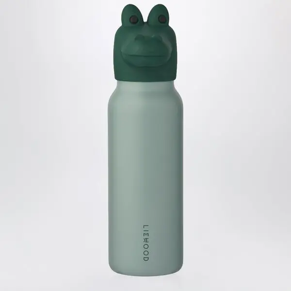 LIEWOOD Stainless Steel Thermal Bottle With Crocodile Lid - Green