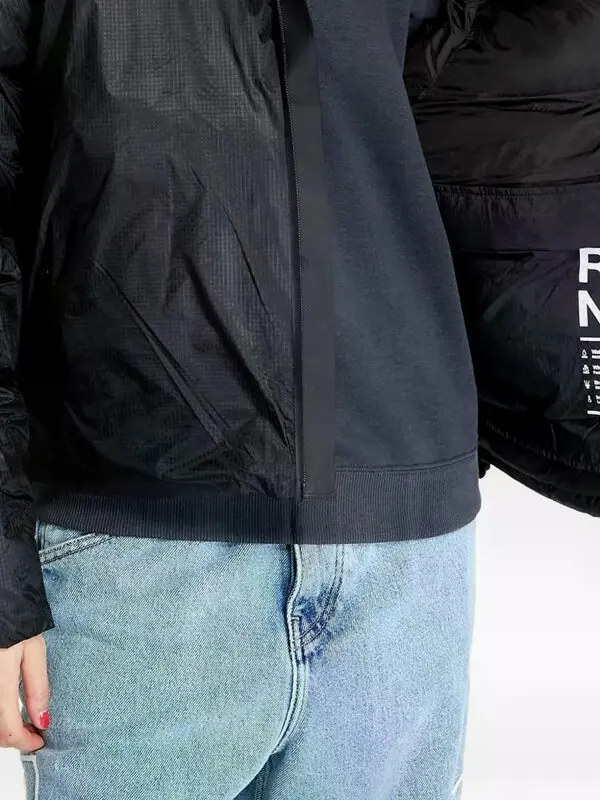 Rains High-neck Puffer Jacket With Ripstop Texture