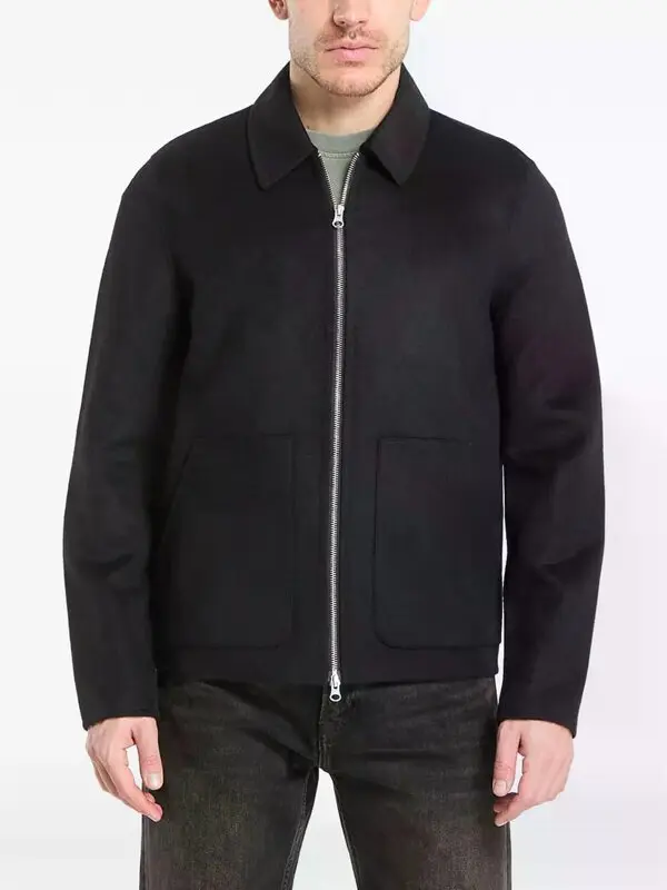 SAMSOE SAMSOE Zip-fastening Pocket Jacket - Black