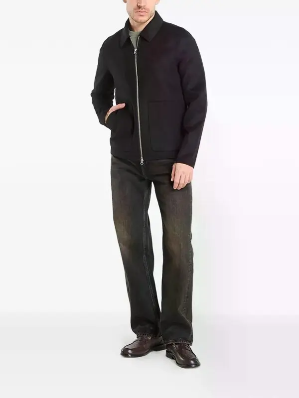 SAMSOE SAMSOE Zip-fastening Pocket Jacket - Black