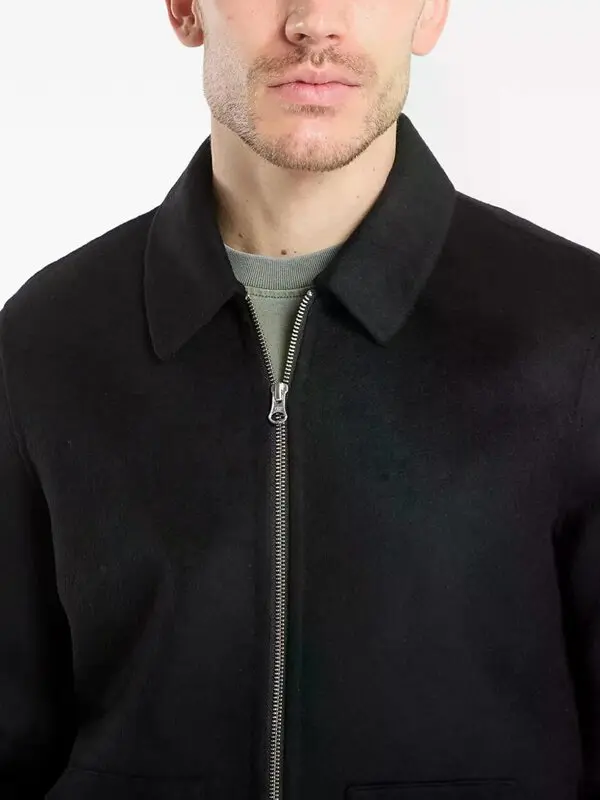 SAMSOE SAMSOE Zip-fastening Pocket Jacket - Black