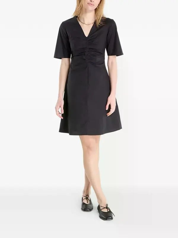 SAMSOE SAMSOE Sabrooke Mini Dress With V-neck And Ruched Detailing