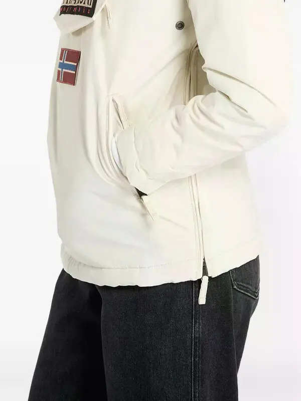 NAPAPIJRI Logo Patch Hooded Jacket