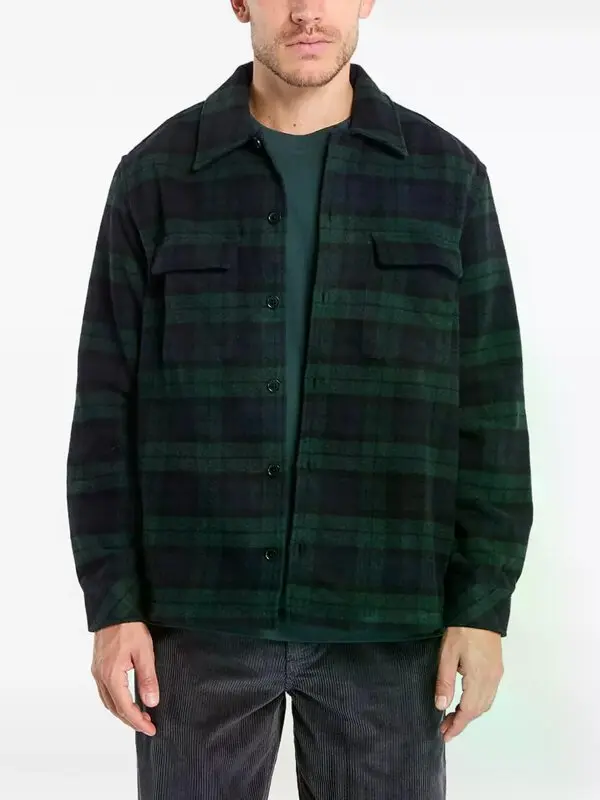 SAMSOE SAMSOE Check-pattern Overshirt