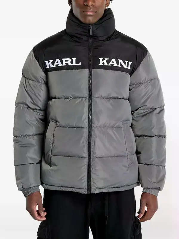KARL KANI Padded Logo Jacket - Grey