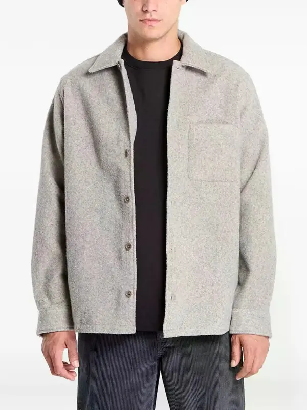 SAMSOE SAMSOE Button-fastening Pocket Overshirt