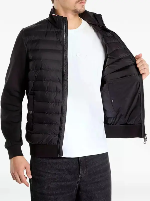 Tommy Hilfiger Quilted-panel Zip-up Jacket