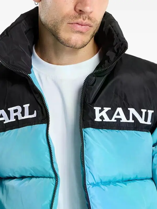 KARL KANI Padded Logo Jacket - Blue