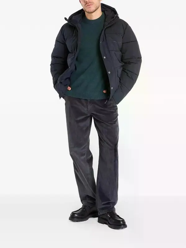 SAMSOE SAMSOE Padded Hooded Jacket With Logo Detail