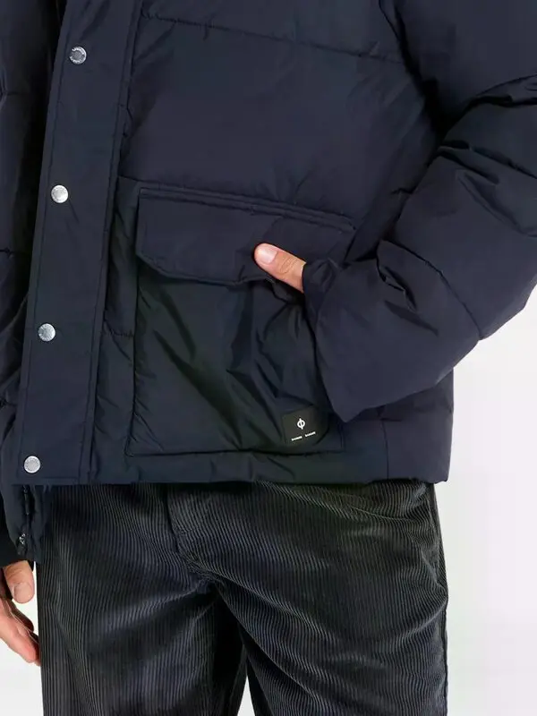 SAMSOE SAMSOE Padded Hooded Jacket With Logo Detail