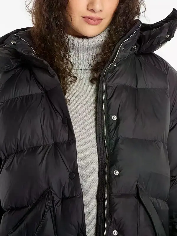 SAMSOE SAMSOE Quilted Padded Jacket With Drawstring Hood