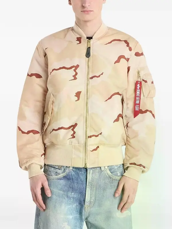 Alpha Industries Ma-1 Camouflage Bomber Jacket