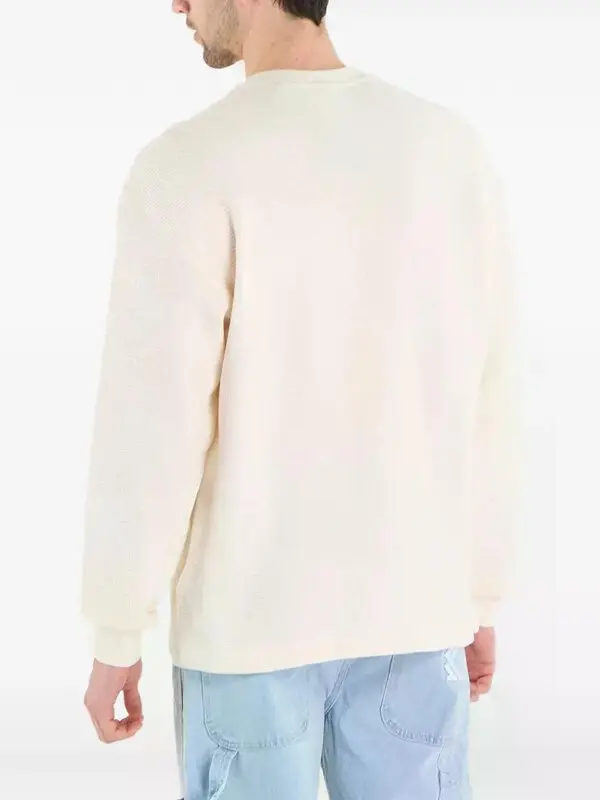 KARL KANI Waffle Knit Long Sleeve T-shirt
