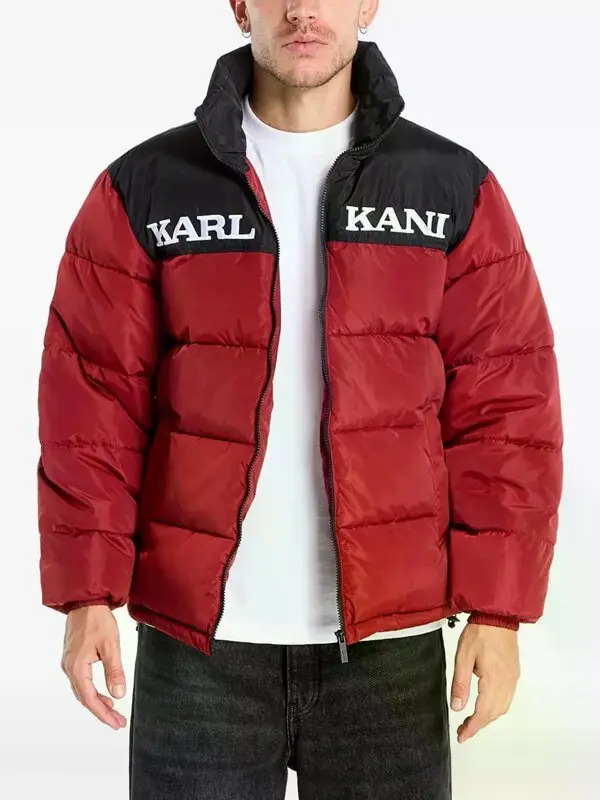 KARL KANI Logo-print Quilted Jacket