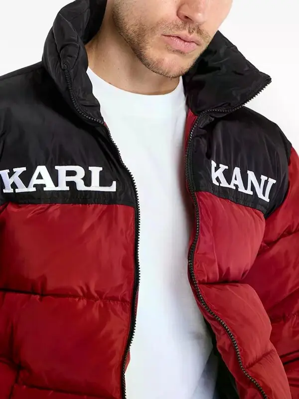 KARL KANI Logo-print Quilted Jacket