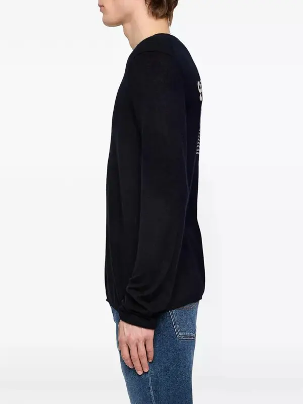 Zadig&Voltaire Teiss Graphic Print Cashmere Sweater