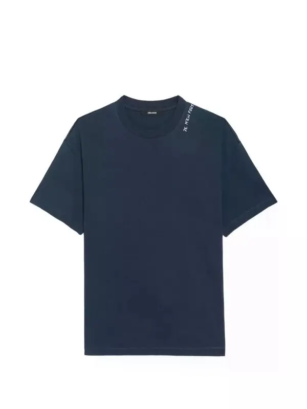 Zadig&Voltaire Teddy Embroidered-shoulder T-shirt