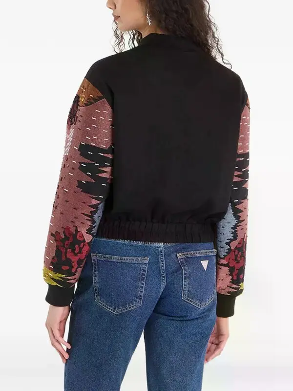 Desigual Zip-fastening Embellished Jacket