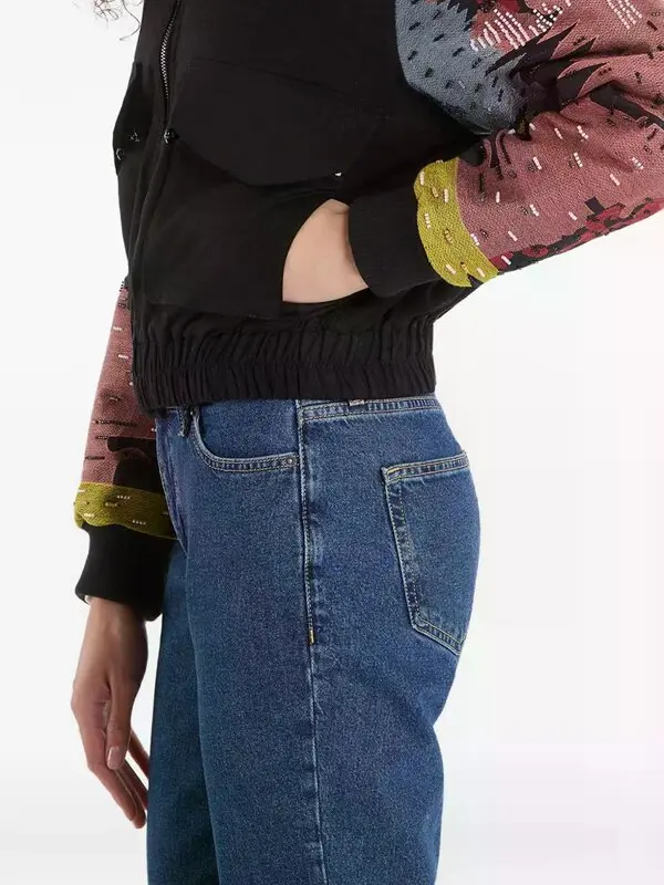 Desigual Zip-fastening Embellished Jacket