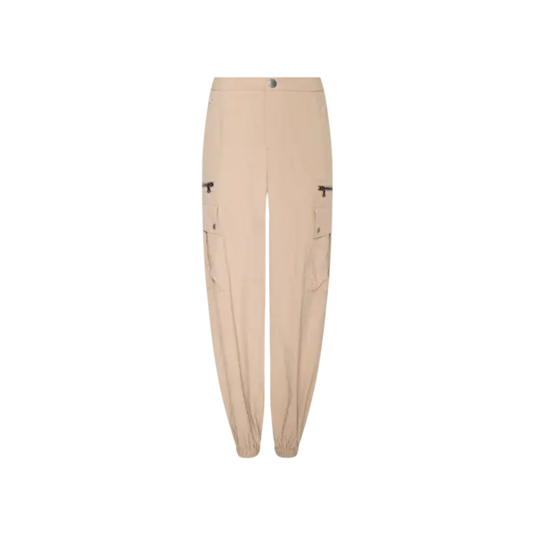 L'Agence Greer Nylon Cargo Jogger Pants - Praline