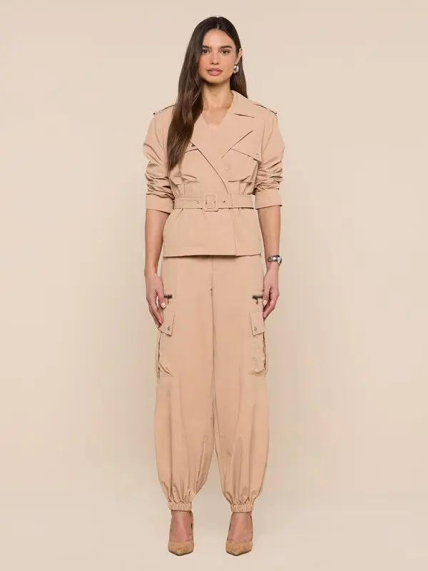 L'Agence Calida Windbreaker Trench Coat