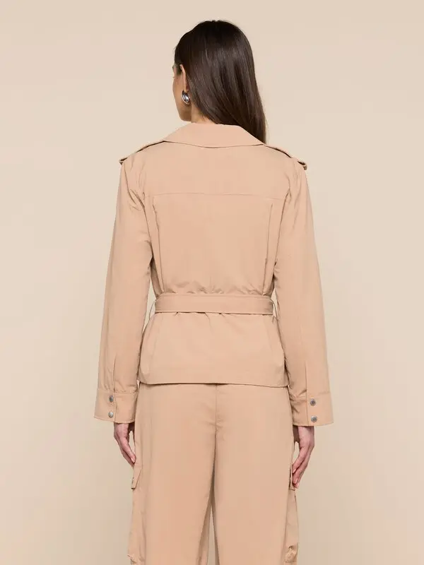 L'Agence Calida Windbreaker Trench Coat
