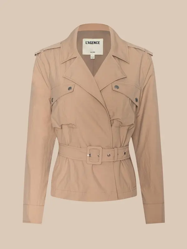 L'Agence Calida Windbreaker Trench Coat