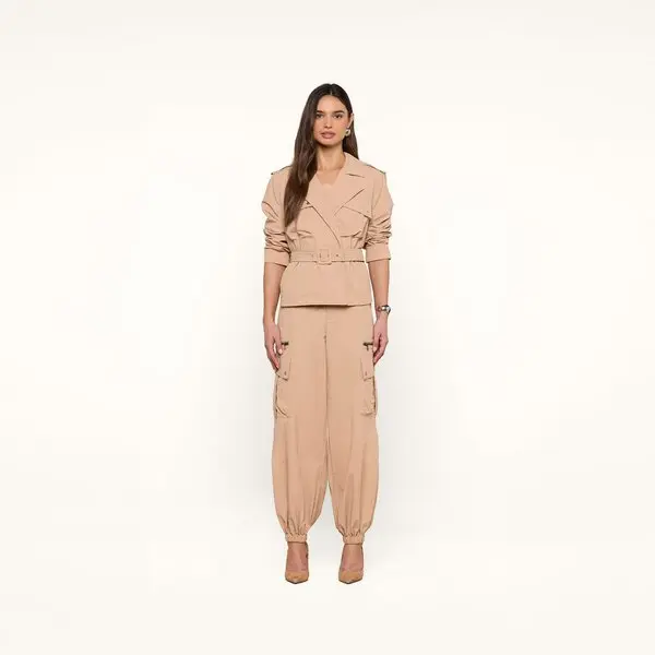 L'Agence Calida Windbreaker Trench Coat