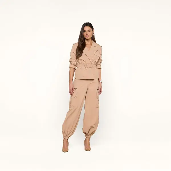 L'Agence Calida Windbreaker Trench Coat