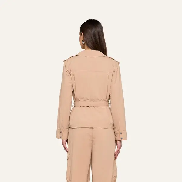 L'Agence Calida Windbreaker Trench Coat