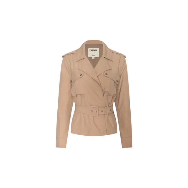 L'Agence Calida Windbreaker Trench Coat